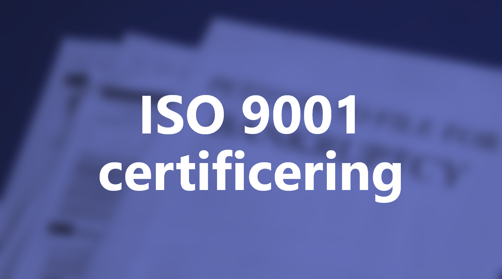 ISO 9001-certificering i 2024 - Chr. Johannsen